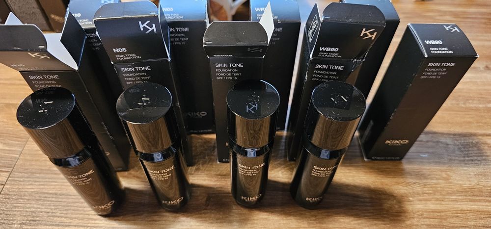 Rozświetlający podkład Kiko Milano N10 WR05 WB90 skin tone Siestrzeń ...