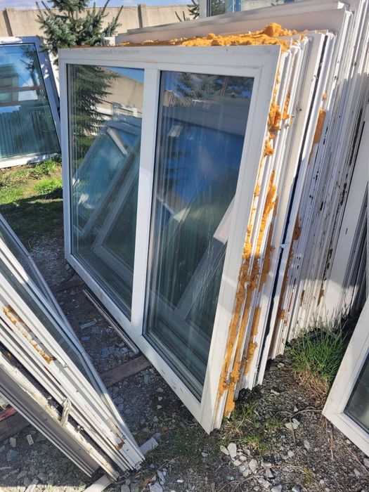Okna witryna fix okno naświetle nieotwierane 175x138 pcv DOWÓZ KRAJ ...