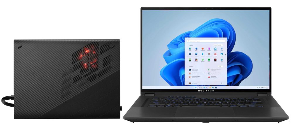 Laptop 2w1 ASUS ROG Flow X16 2022 (Gwarancja) stan żyleta + RTX 3070Ti ...