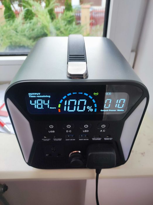 Magazyn energii prądu power bank 83200 mAh mobilny + panel solarny ...