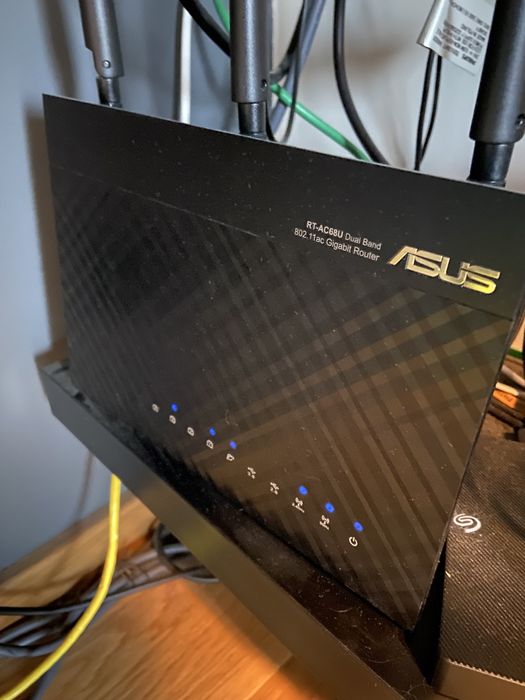 Router ASUS RT-AC68U ( 2xUSB, QAM) Kraków Krowodrza • OLX.pl