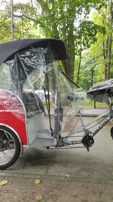 Riksza Maxpro z silnikiem elektrycznym, gotowa na sezon 2025 – bardzo ...