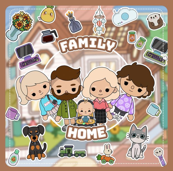 Toca boca family home Oborniki • OLX.pl