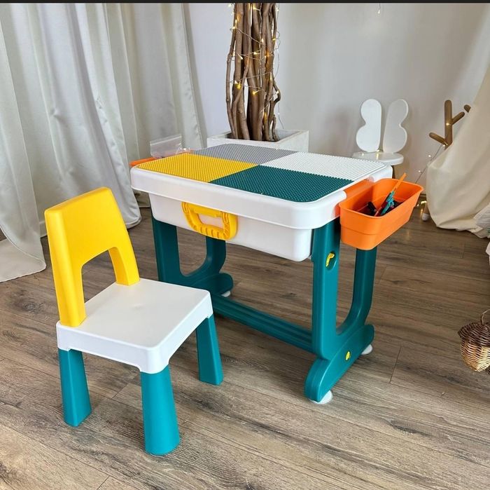 Дитячий столик POPPET "Трансформер 6 в 1" стіл для лего: 1 550 грн ...