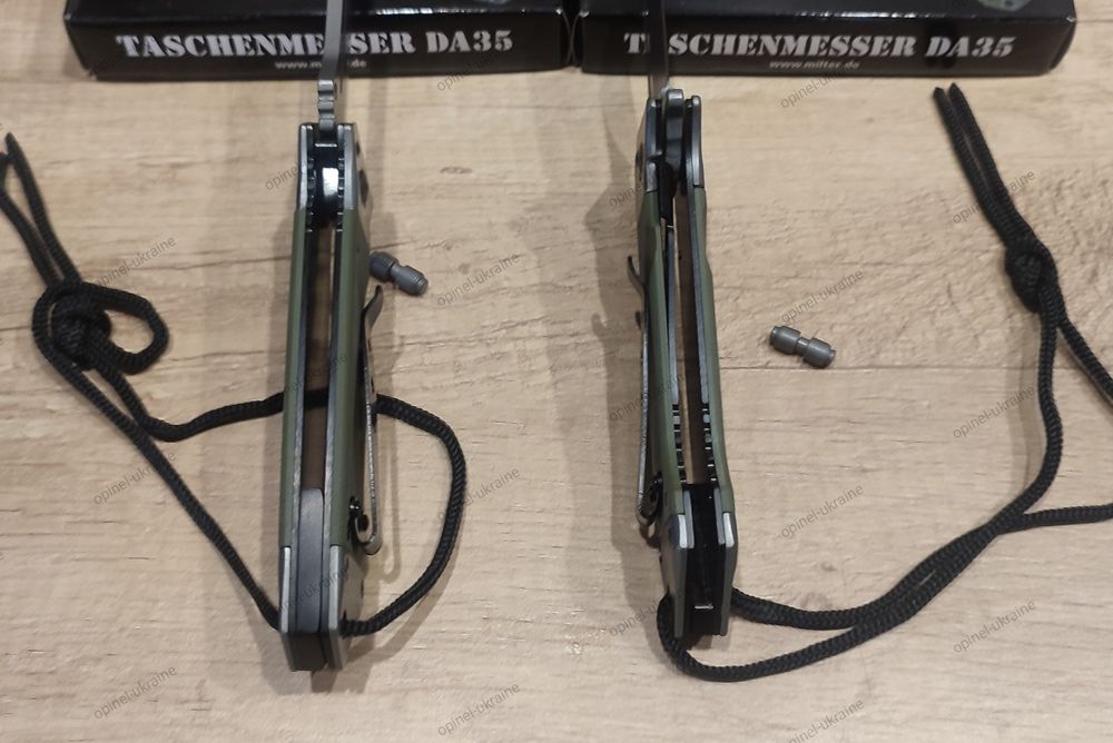 Нож ж Mil-Tec DA35 олива 15344501 карманний складной +паракорд+шпенька ...