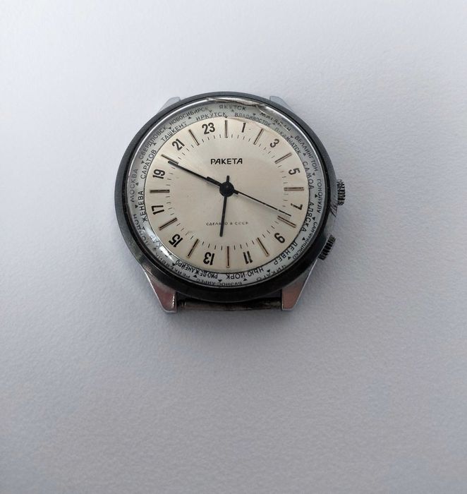Zegarek dla polarników radziecki Rakieta PAKETA Raketa USSR polarny 24 ...