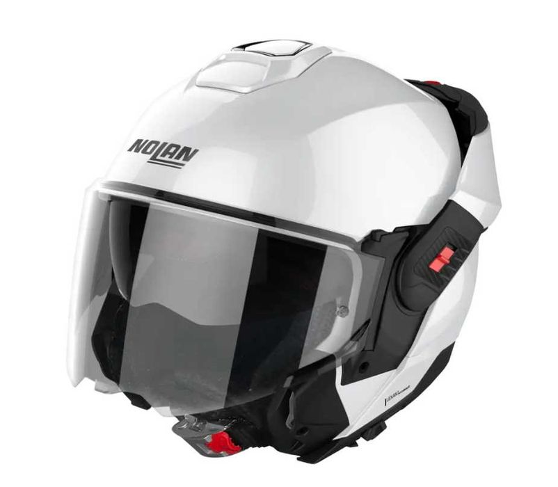 Kask szczękowy flip-back NOLAN N120-1 CLASSIC N-COM 5 biały Nowy Sącz ...