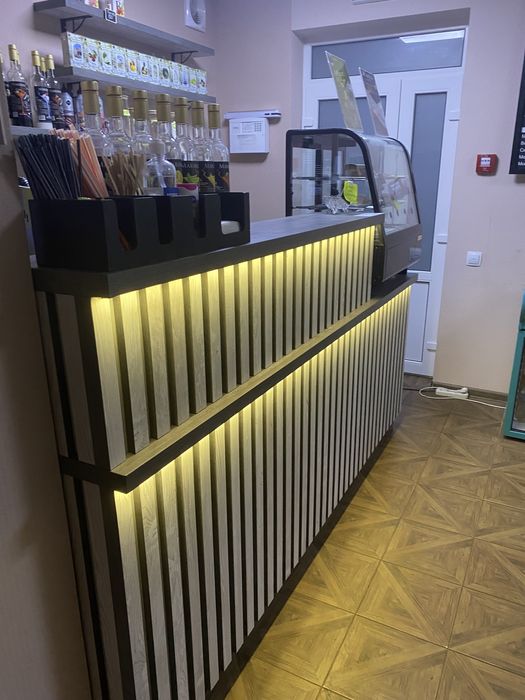 Барна стійка з підсвіткою 30 000 грн Кухонні меблі Чернігів на Olx