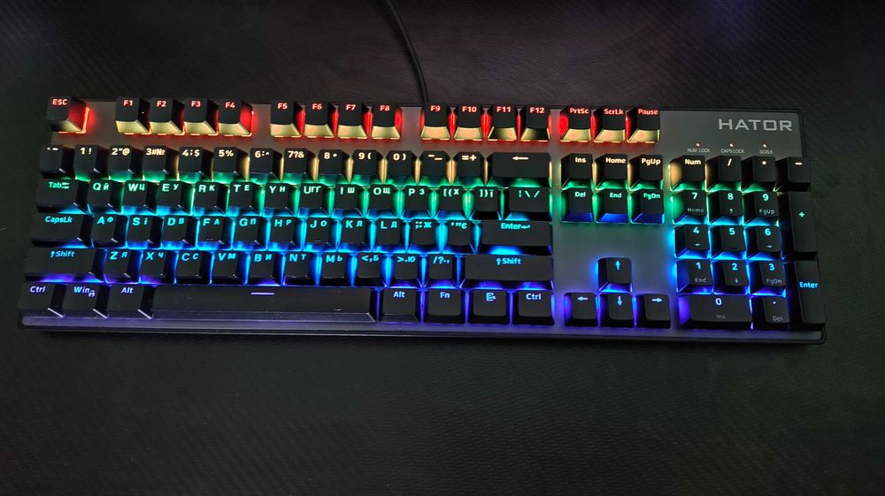 Клавіатура дротова Hator Starfall RGB Pink switch,Black.: 1 143 грн ...