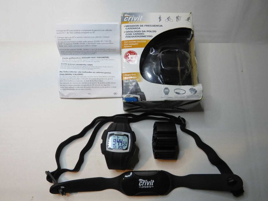 Medidor Desportivo Card aco passos Km velocidade Cron metro etc NOVO