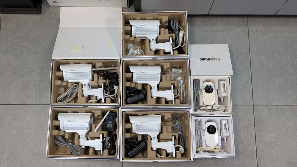 Камери спостереження Bitron video Smabit 7шт: 3 499 грн. - Інша ТВ / відеотехніка Львів на Olx