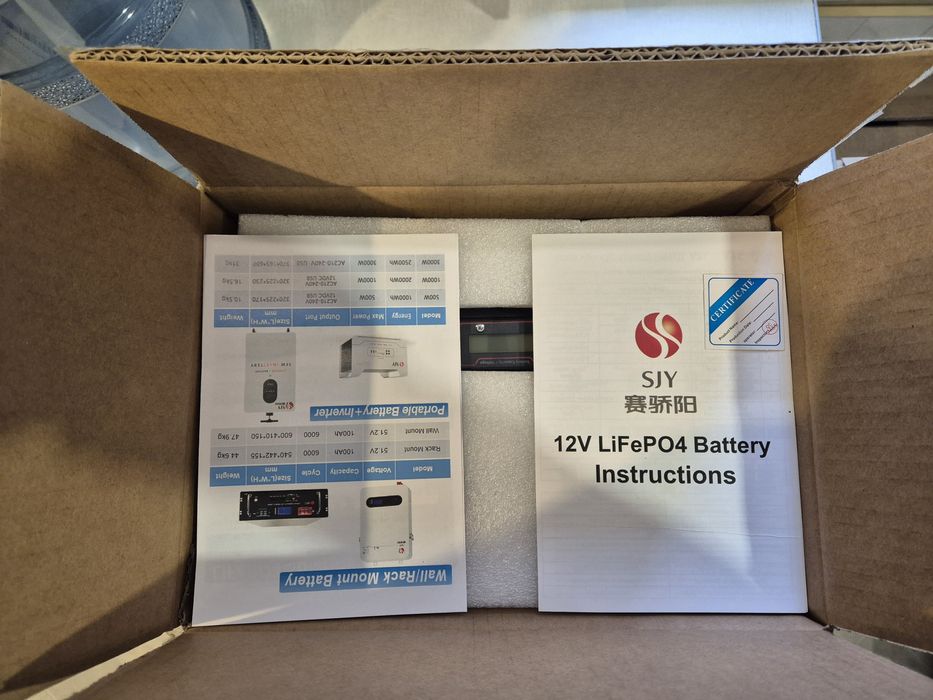 Акумулятор LiFePo4 SJY 100Ah 12v з зарядним пристроєм 10A: 11 000 грн ...