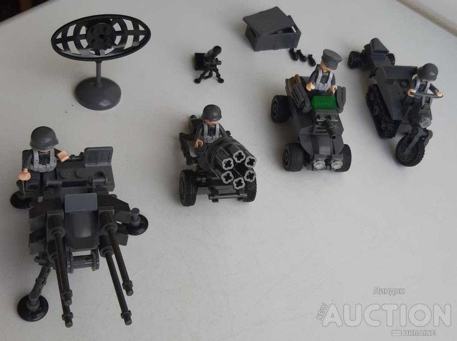 Конструктор ЛЕГО Lego армия вермахта Германия 4 набора (4 в 1-м): 2 100 ...