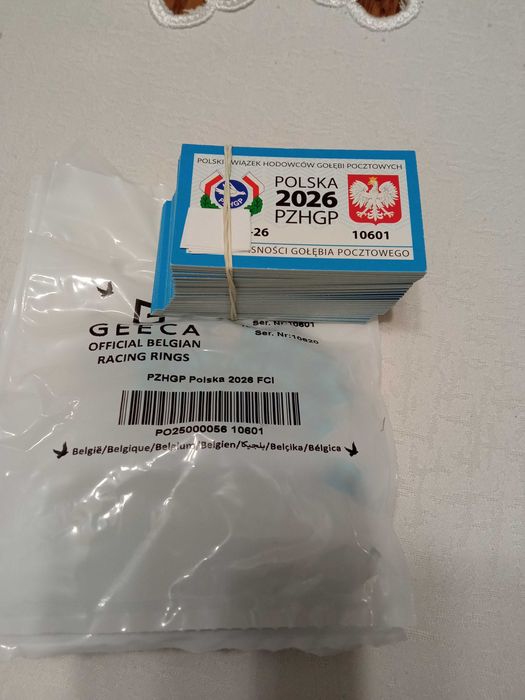 Obrączki dla gołębi PZHGP FCI 2026 Starachowice • OLX.pl