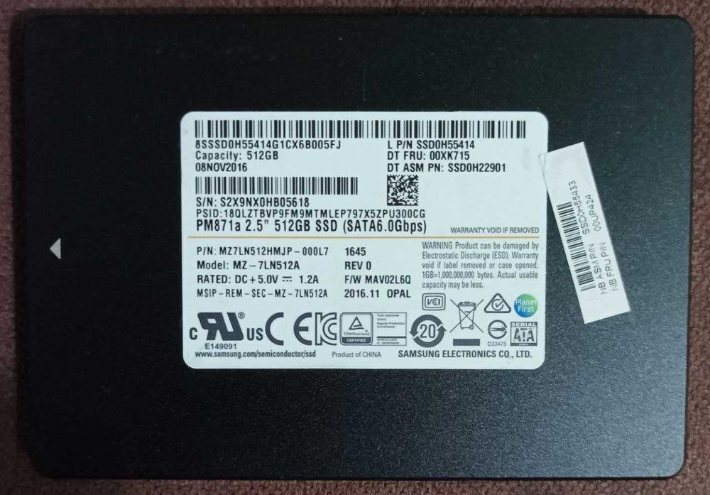SSD m2 2280 128-256-500gb: 1 170 грн. - Комплектуючі та аксесуари ...
