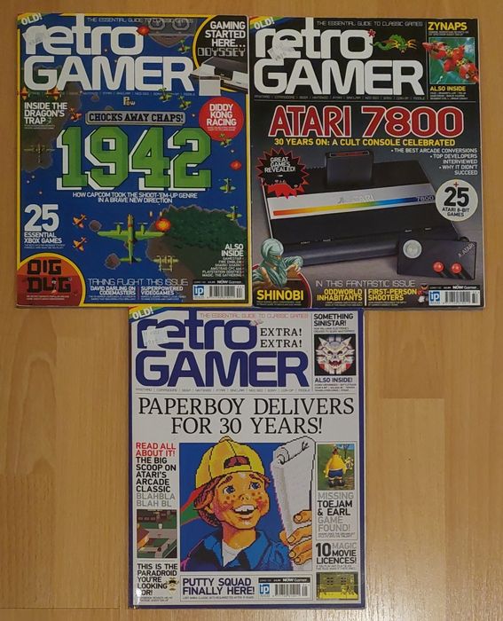Revistas - Retro Gamer - (SEGA NINTENDO Playstation Spectrum) Penha De ...