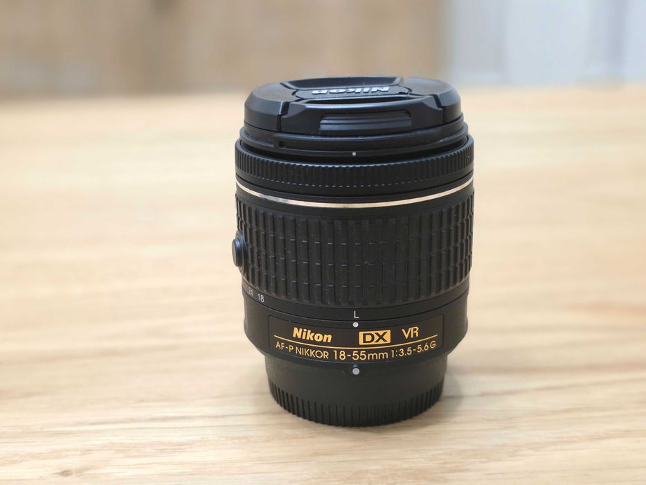 OBIEKTYW NIKON kit AF-P NIKKOR 18-55 mm 1:3.5-5.6 G VR nie AF-S Poznań ...