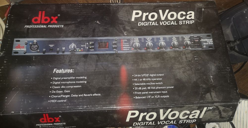 Вокальный процессор dbx ProVocal: 4 200 грн. - Студійне обладнання Київ ...