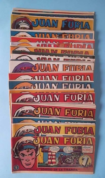 JUAN FURIA (Johnny Hazard) - Frank ROBBINS - Completo 24 livros (1951 ...