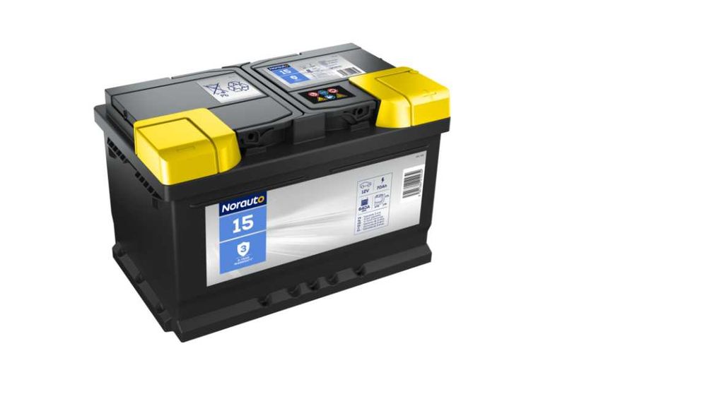 Bateria Norauto 70 Ah - 640 A 2 meses uso, com fatura Ramalde • OLX.pt