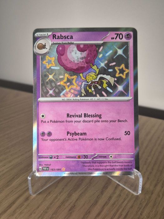 Karta Pokemon TCG: Rabsca (PAF 163) Gostyń • OLX.pl