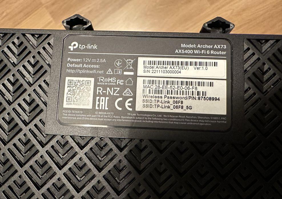 Роутер TP-Link Archer AX73: 3 400 грн. - Роутери (маршрутизатори ...