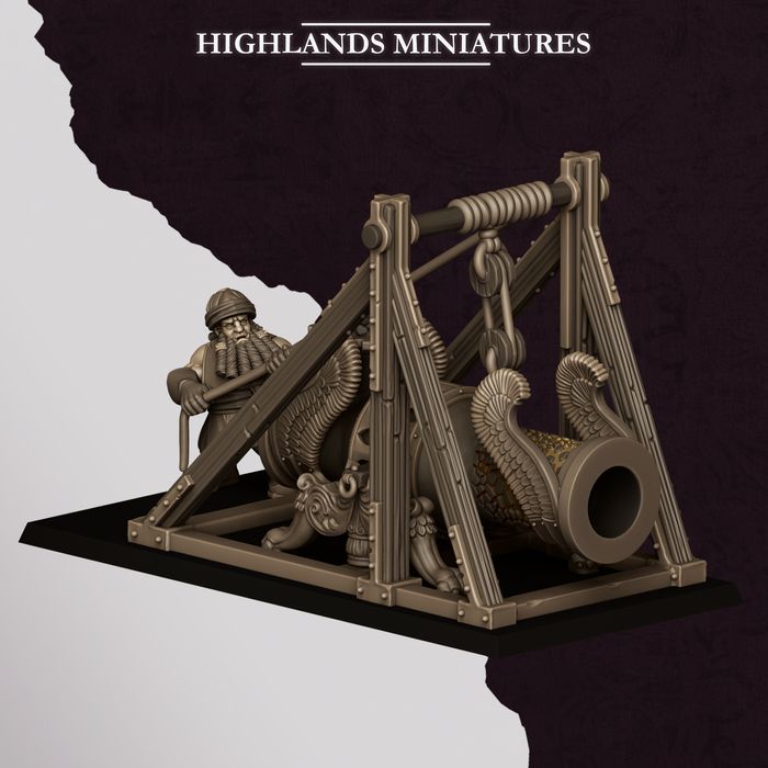 Sons of Marduk Cannon - Highlands Miniatures - Behelit Print Poznań ...