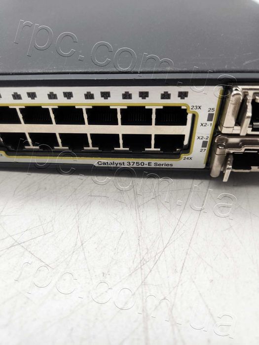 Комутатор гігабітний Cisco 3750-Е WS-C3750E-24TD-E Layer 3 Gigabit: 7 ...