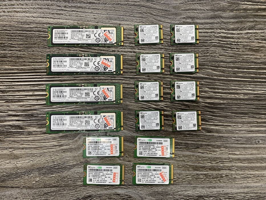 SSD M2 NVME 2230 256Gb 128Gb / SSD 2242 NVME 256Gb/ 2280 1Tb: 350 грн ...