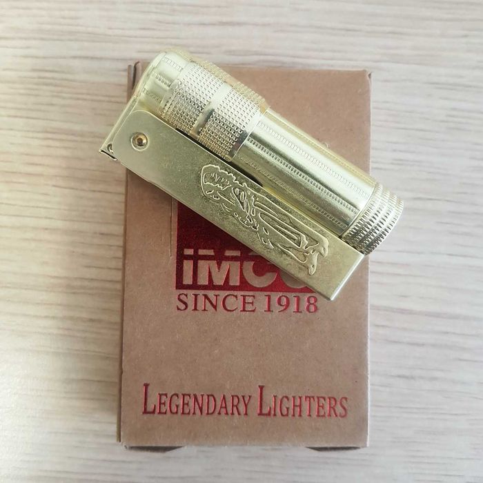 Zapalniczka benzynowa IMCO Super/Triplex 6700 Indianin, kolor mosiądzu Gdańsk Aniołki • OLX.pl
