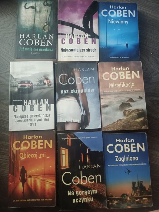 Harlan Coben , komplet książek Dąbrowa Górnicza • OLX.pl