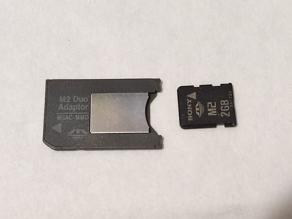 Karta pamięci Sony M2 2gb + adapter na Memory Stick Pro Duo do PSP n26 ...