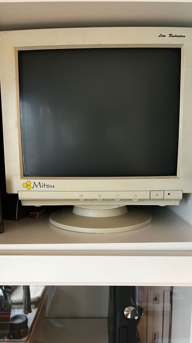 Monitor monochromatyczny VGA crt 14 mitsu Warszawa Mokotów • OLX.pl