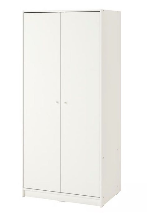 Guarda-roupa IKEA com 2 portas, branco, 79x176 cm. 45 € Alvalade • OLX.pt