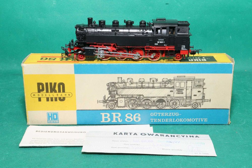 Skala HO jak nowy parowóz PIKO BR 86 lokomotywa Bytom • OLX.pl