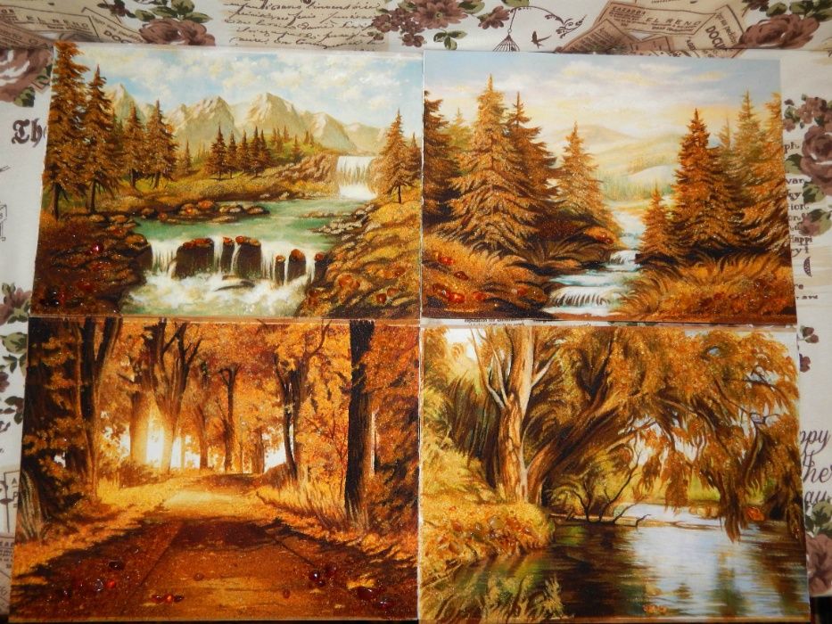 Иконы из янтаря ТАЙНАЯ ВЕЧЕРЯ картины Портрет ікони КАРТИНИ З БУРШТИНУ 200 грн Предмети