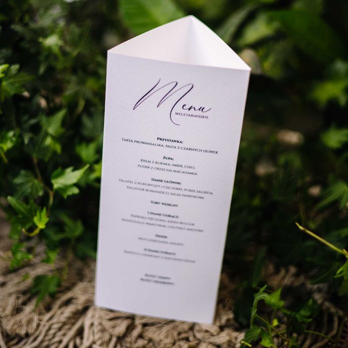 Numerek na stół weselny + menu + plan wesela - 3w1 Kraków Swoszowice ...