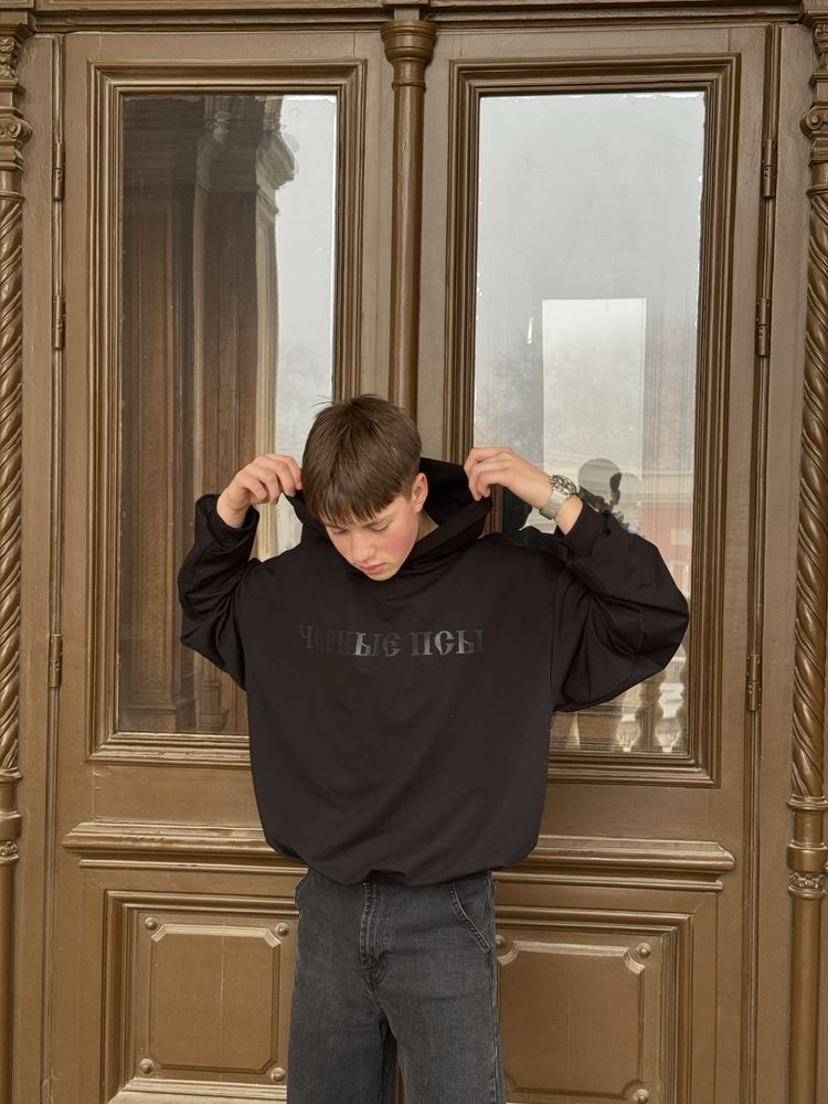 Худи «Чёрные псы» Гоша Рубчинский x Kanye west YZY vetements opium y2k ...