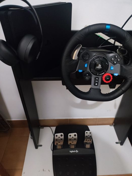 Bundle PS4 500gb(2 dualshock) + Logitech g29 + Auscultadores Pulse ...