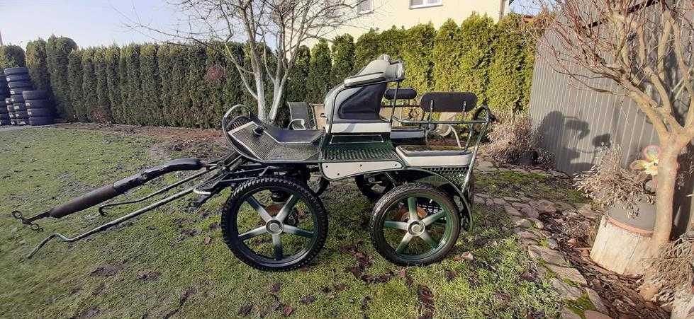 Bryczka konna Wagonetka Maratonka Powóz Singiel - Para! Piaski • OLX.pl