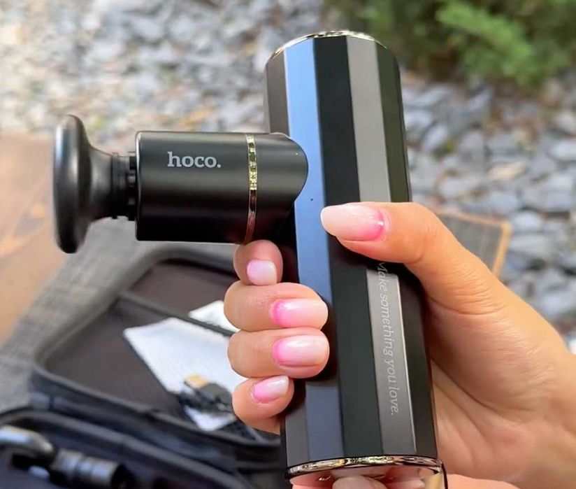 Масажний пістолет, массажный пистолет, ударный массажёр HOCO HP50: 1 ...