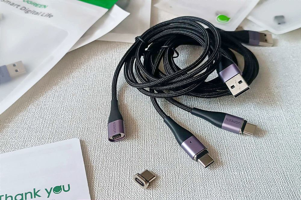UGREEN Магнитный кабель Type C Быстрая зарядка Премиум Оригинал: 212 ...