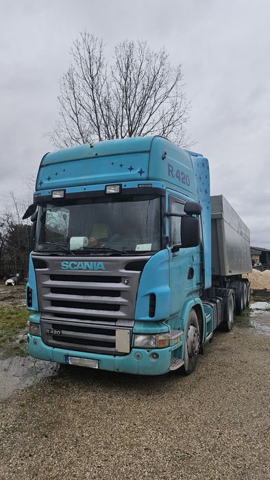Ciągnik Siodłowy SCANIA R420 r2007 hydraulika półautomat Raczyce • OLX.pl