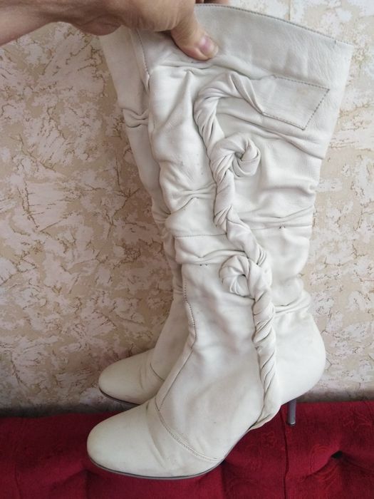 Демисезонные кожаные сапоги.: 500 грн. - Другое Чернигов на Olx