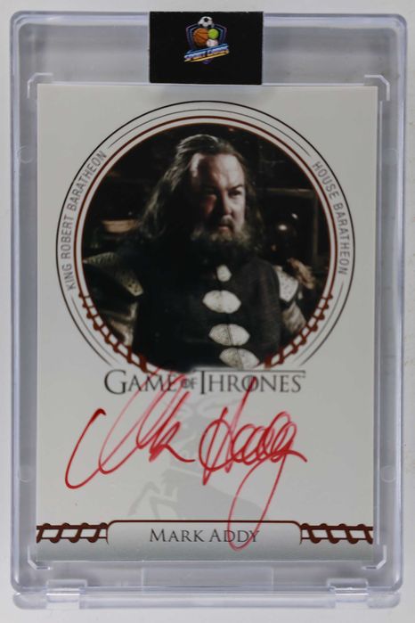 Rittenhouse Gra o Tron Autograf Mark Addy Robert Baratheon Śrem • OLX.pl