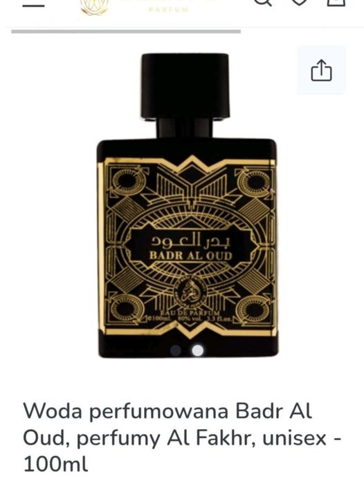 Nowe perfumy arabskie Badr Al Oud Al fakhr męskie 100 ml Warszawa Ursus ...