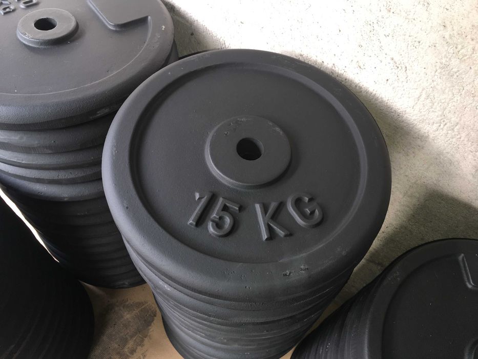 Obciążenie żeliwne I gat. 31mm nowe! 20kg 15kg 10kg 5kg 2,5kg 1,25kg Mikołów Centrum • OLX.pl