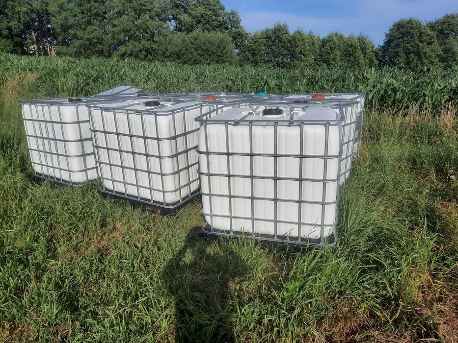 Zbiornik mauzer paleto pojemnik 1000l mauser beczka do ogrodu itp Giżycko • OLX.pl