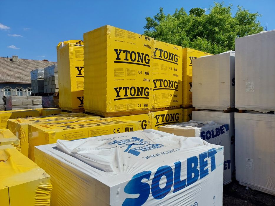 Bloczek Beton Komórkowy Suporex Gazobeton 24cm YTONG / SOLBET Milicz ...