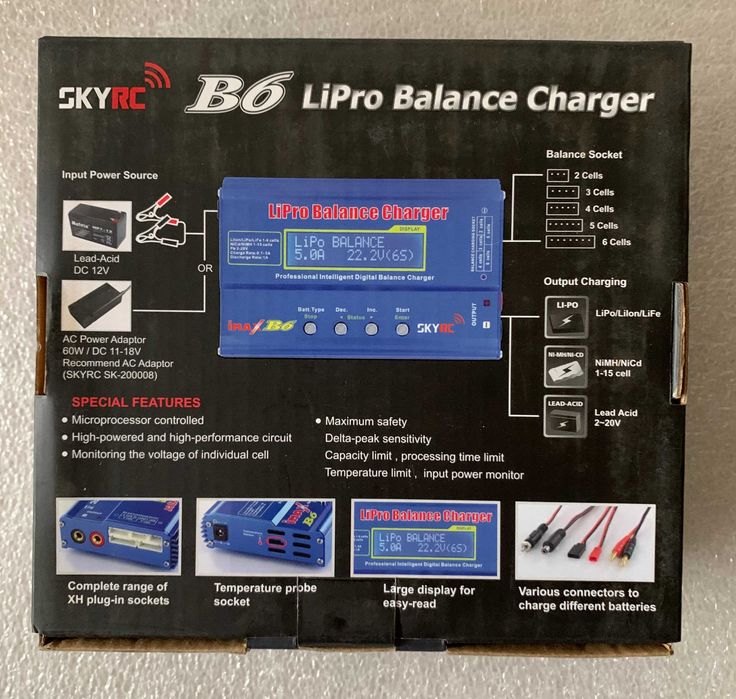 Оригінал LiPro Balance Charger SKYRC iMAX B6 - НЕ КЛОН і "НЕ ПІДРОБКА ...